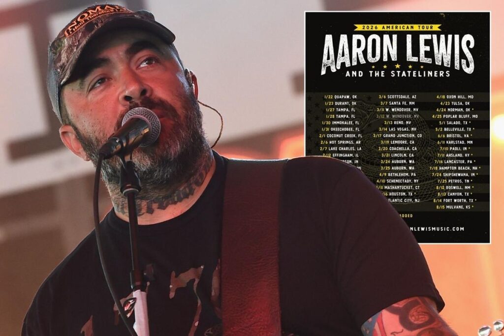 Aaron Lewis Reveals Additional 2026 American Tour Dates – Musician Voice