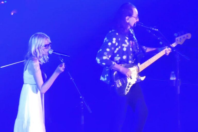 Aimee Mann Performs ‘Time Stand Still’ With Rush in Los Angeles ...
